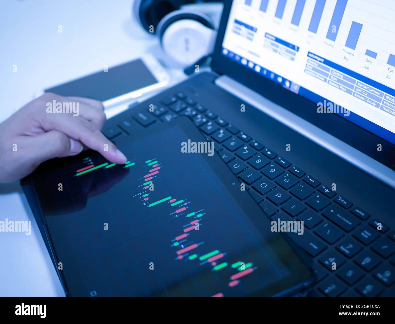 Desktop Monitor Computer Hardware Diagram High Resolution Stock ...