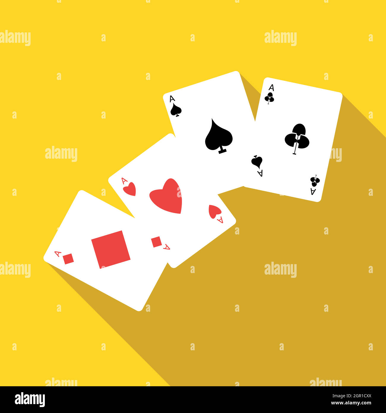 Casino poker playing cards Stock Vector Images - Alamy