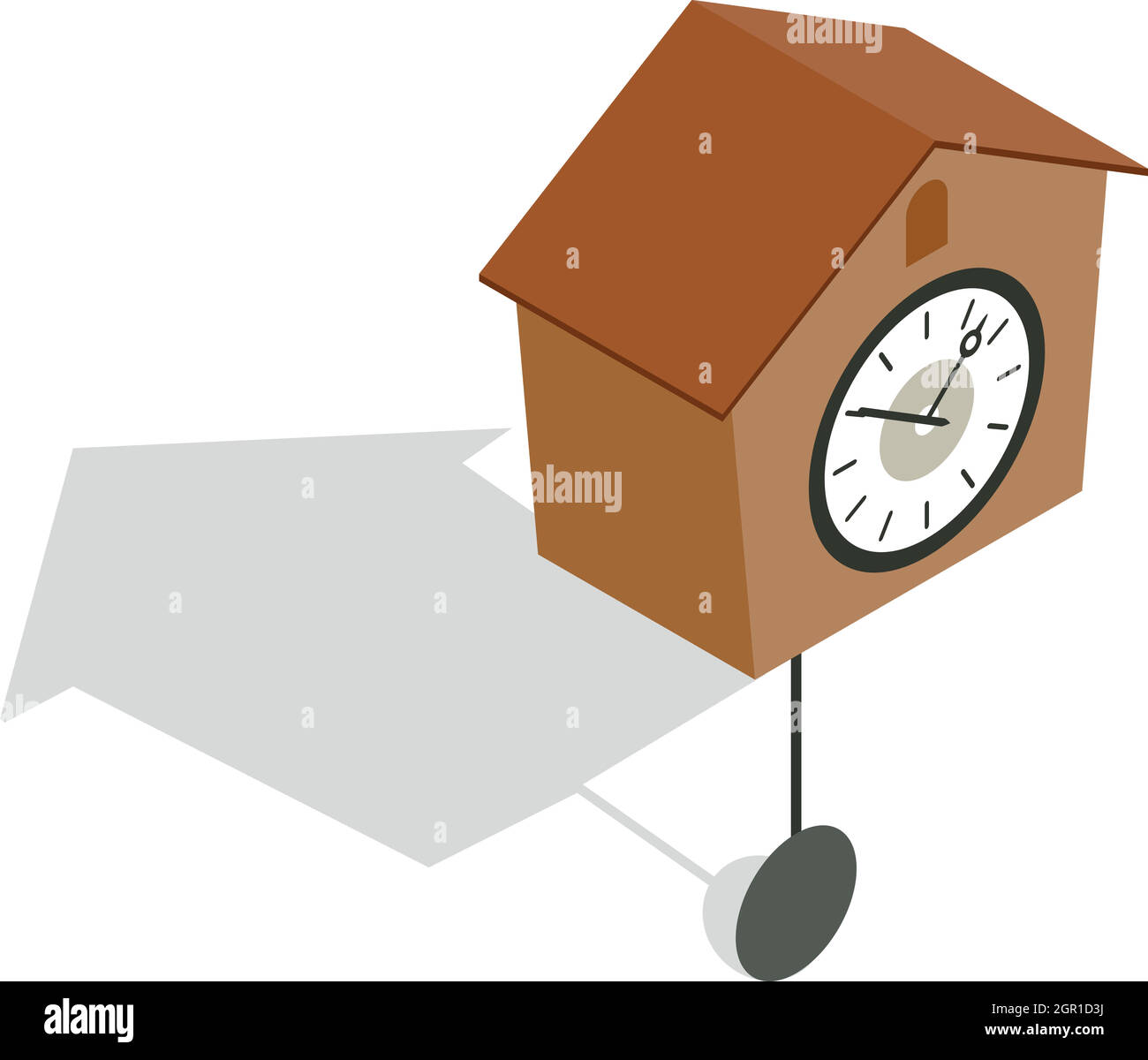 Roof icon isometric 3d Cut Out Stock Images & Pictures - Alamy