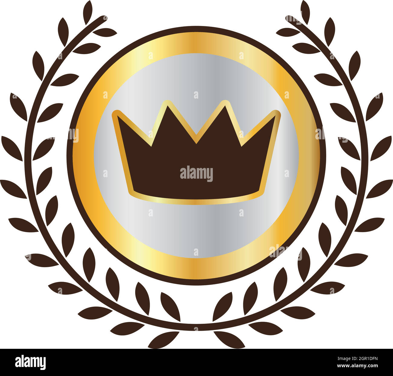 Laurel gold Cut Out Stock Images & Pictures - Alamy