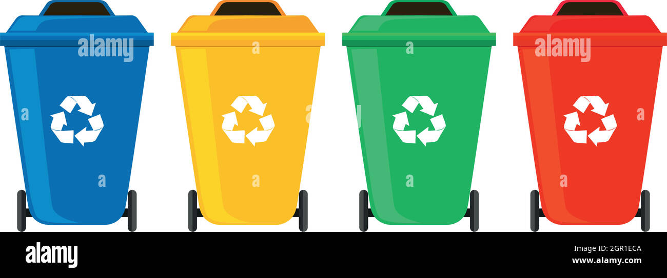 Bin colors Cut Out Stock Images & Pictures - Alamy