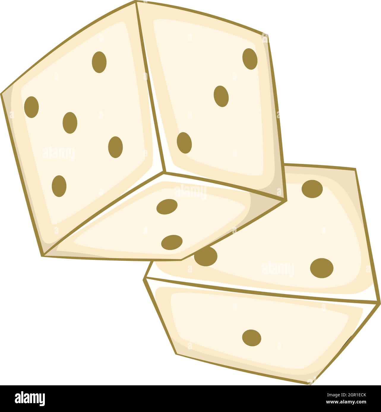 Dice icon, cartoon style Stock Vector Image & Art - Alamy