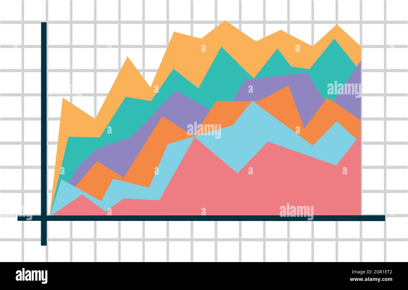 peak graph design Stock Vector Image & Art - Alamy
