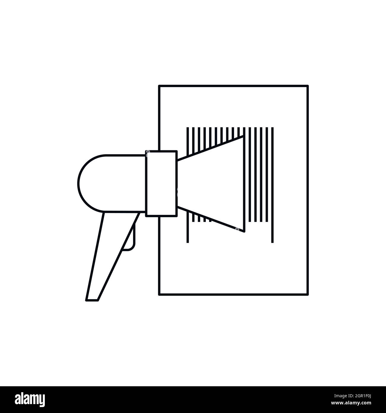 Cargo service icon outline Cut Out Stock Images & Pictures - Alamy