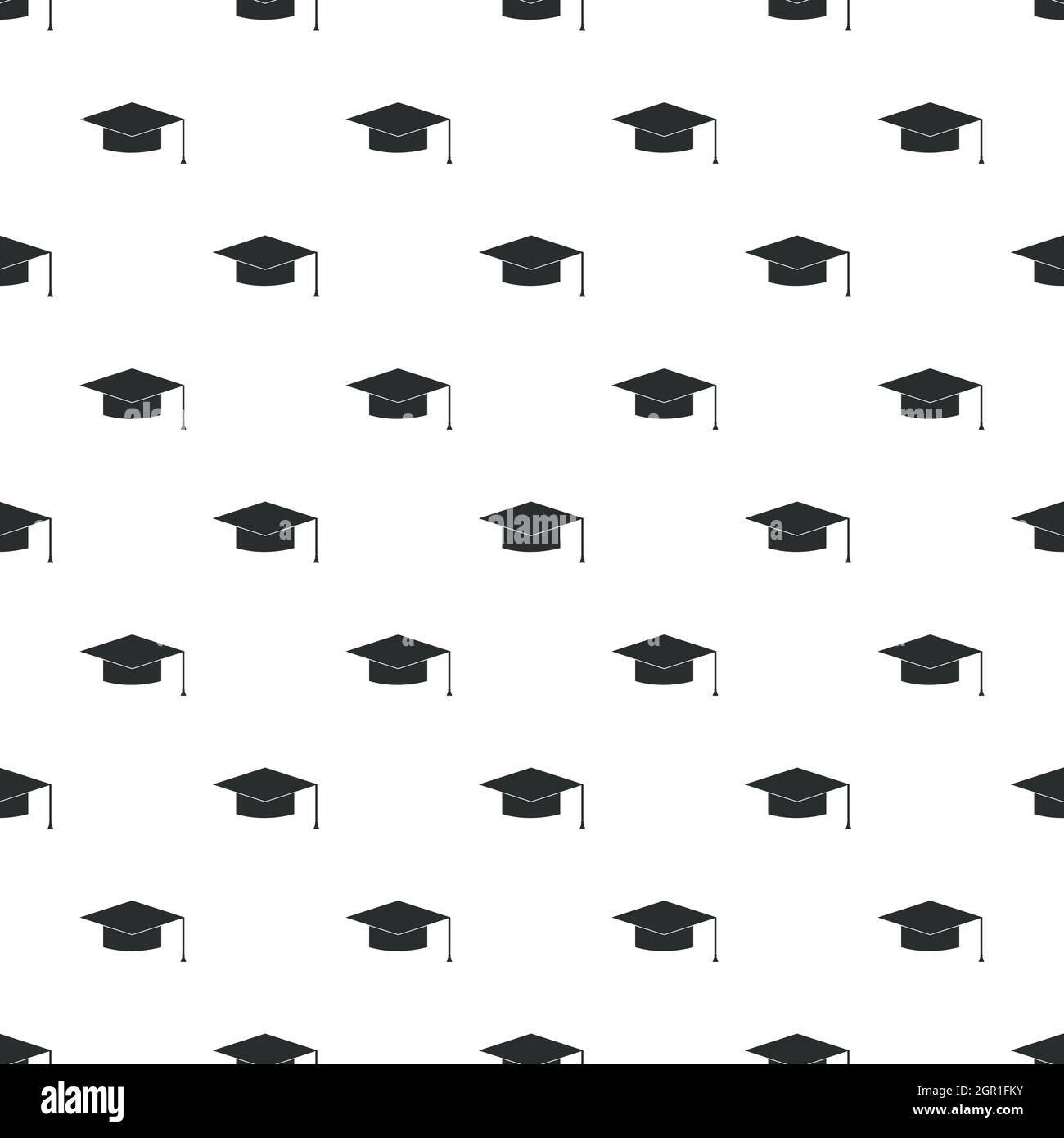 Hat student pattern, simple style Stock Vector Image & Art - Alamy