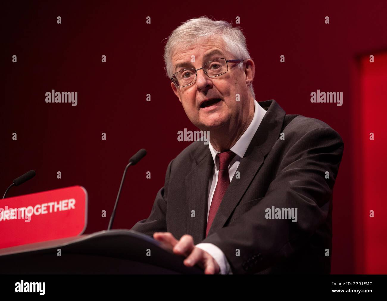 Mark Drakeford, First Minister of Wales and Leader of Welsh Labour ...