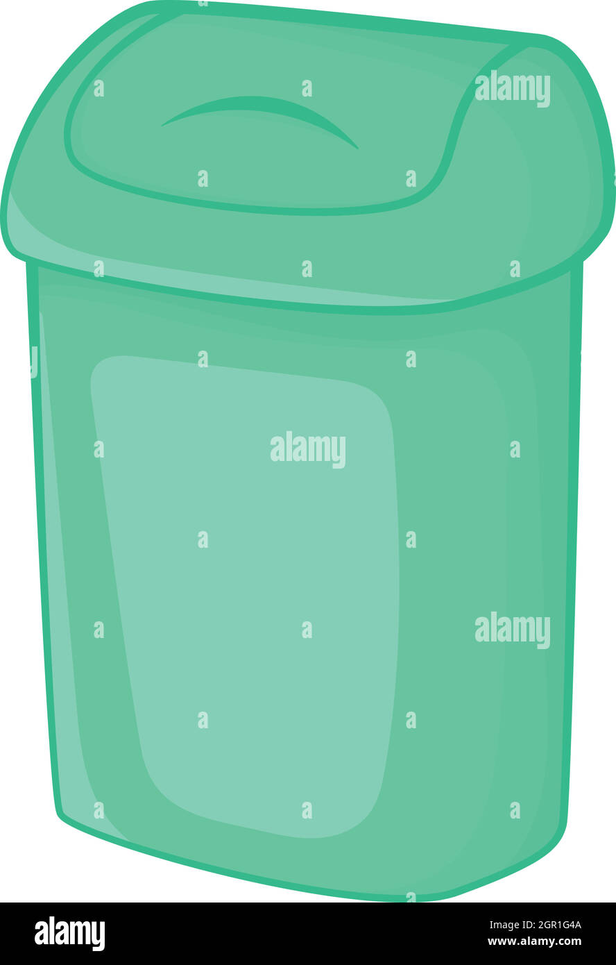 Plastic trash can recycle Stock Vector Images - Alamy