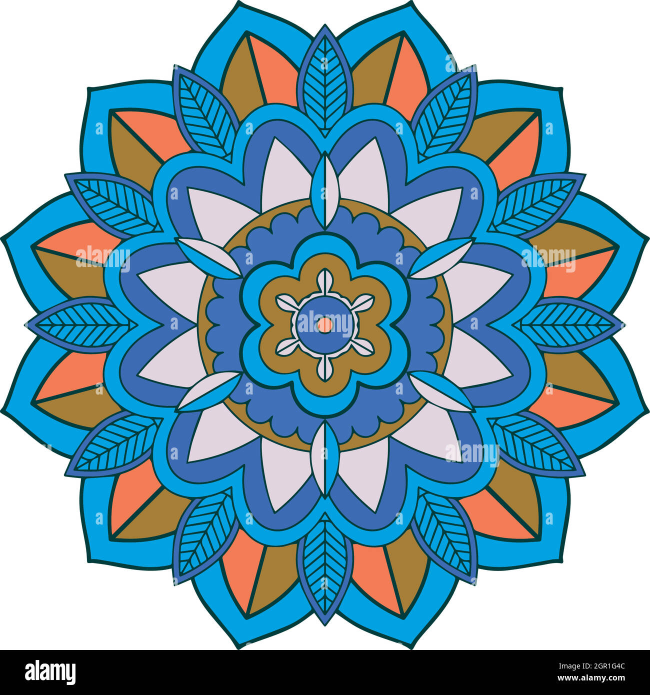 Mandala patterns on isolated background Stock Vector Image & Art - Alamy