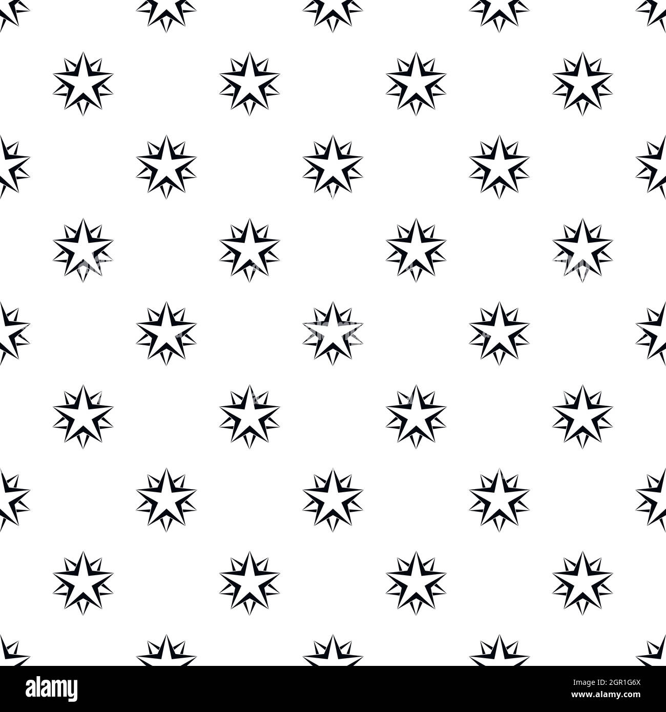 Two crossed stars pattern, simple style Stock Vector Image & Art - Alamy