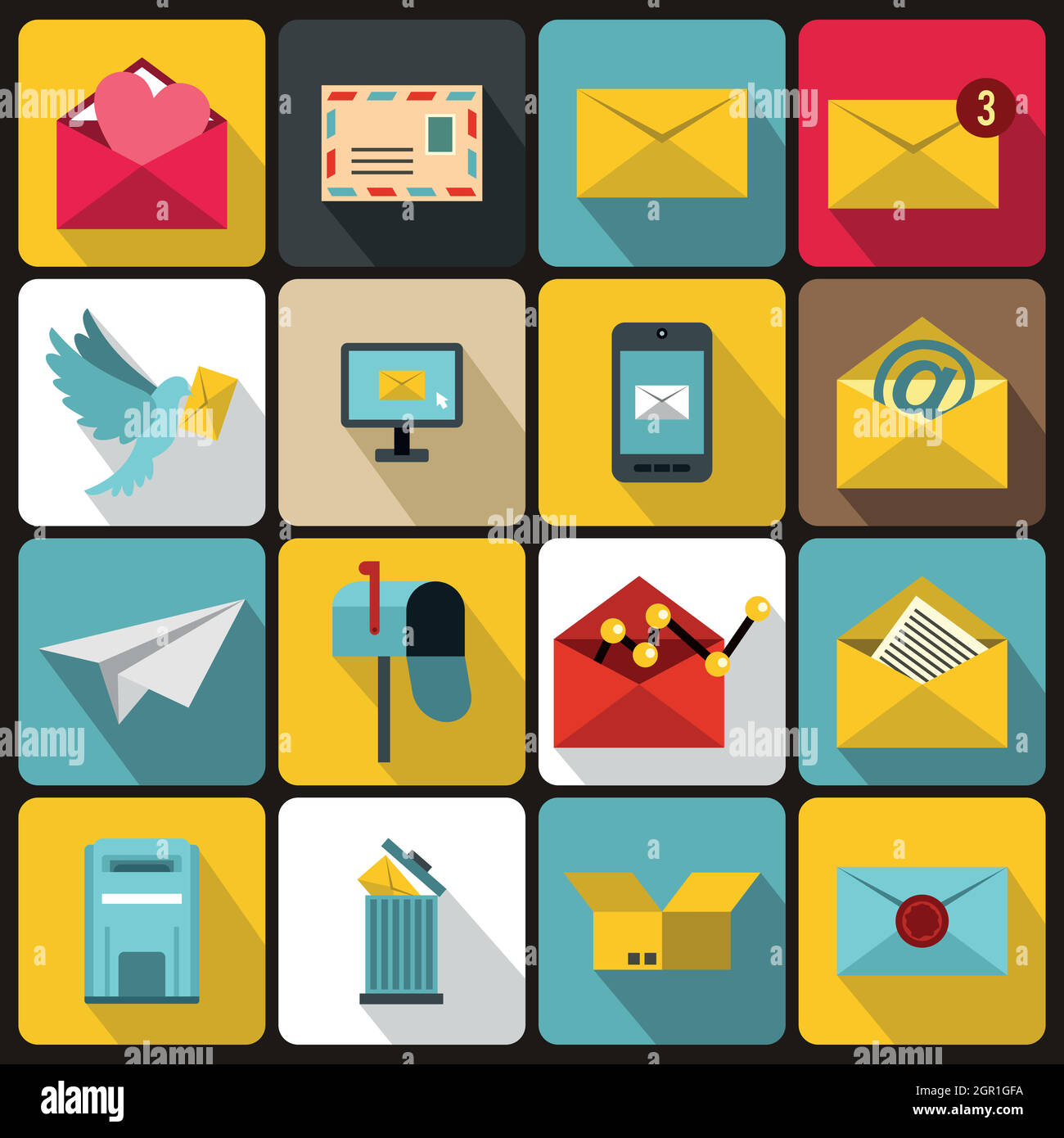 Receiving office email Stock Vector Images - Alamy