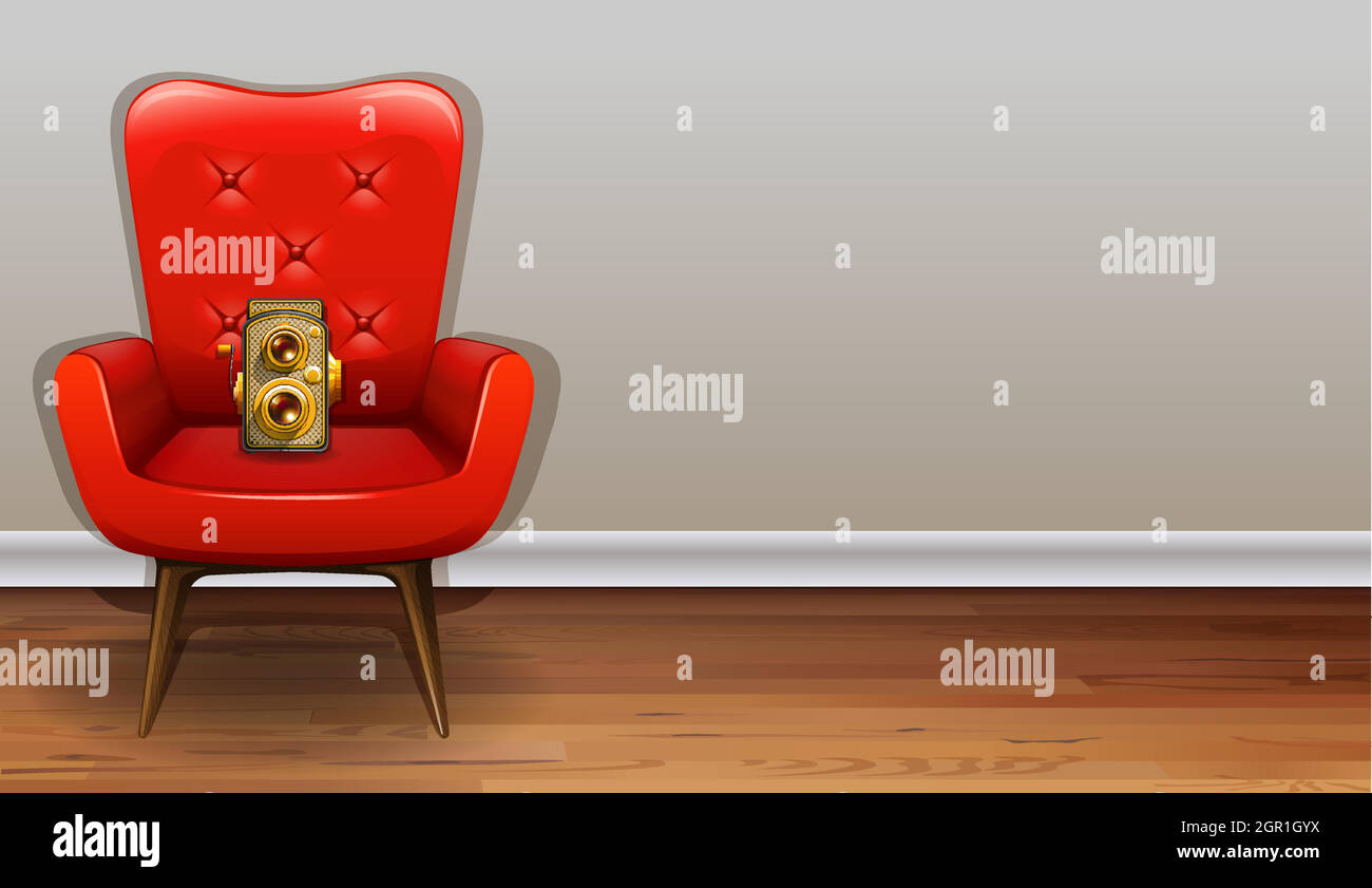 Chair and camera Stock Vector Image & Art - Alamy