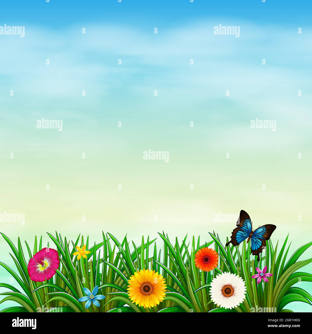 Clear Blue Sky Clipart