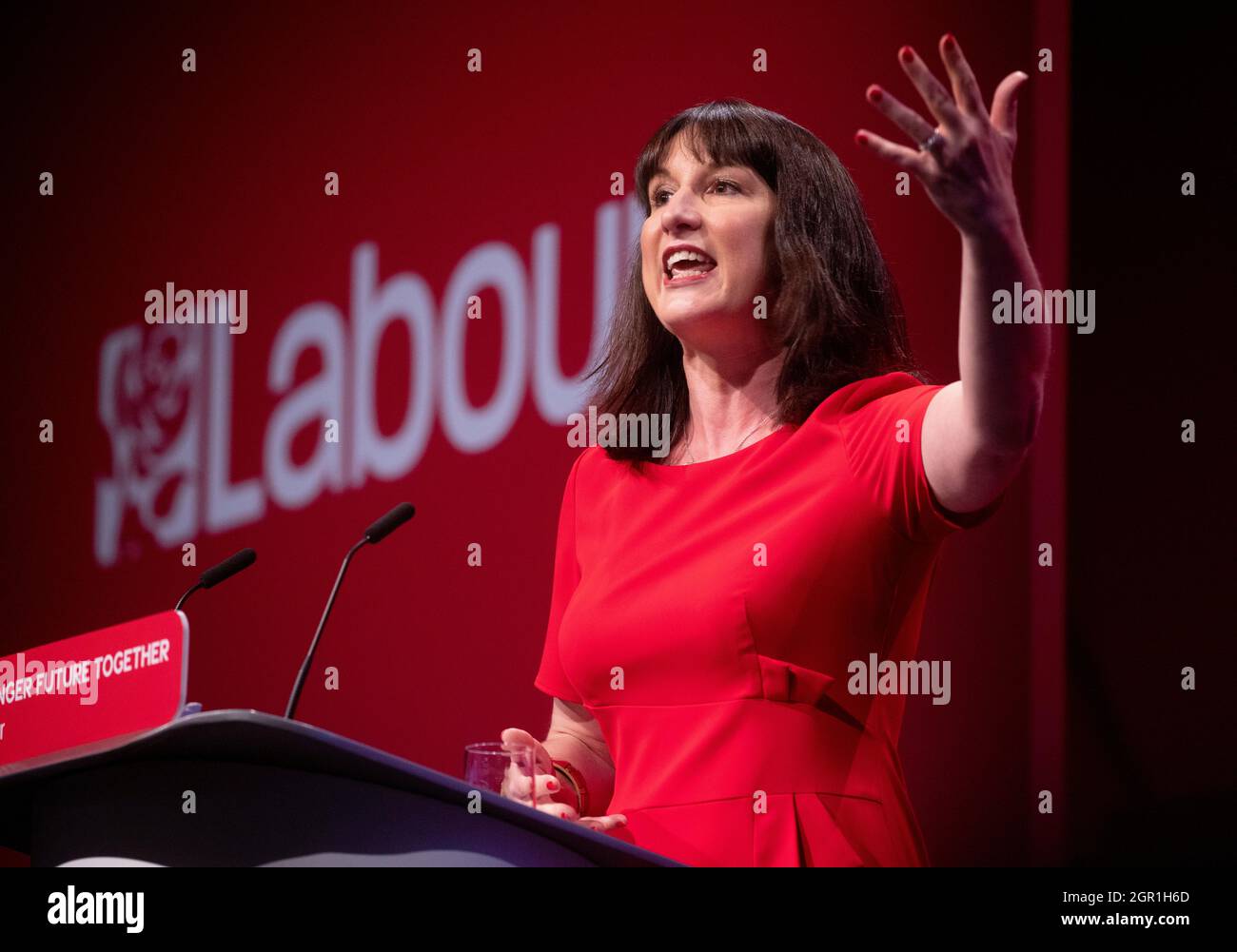 Rachel reeves conference speech brighton hi-res stock photography and ...