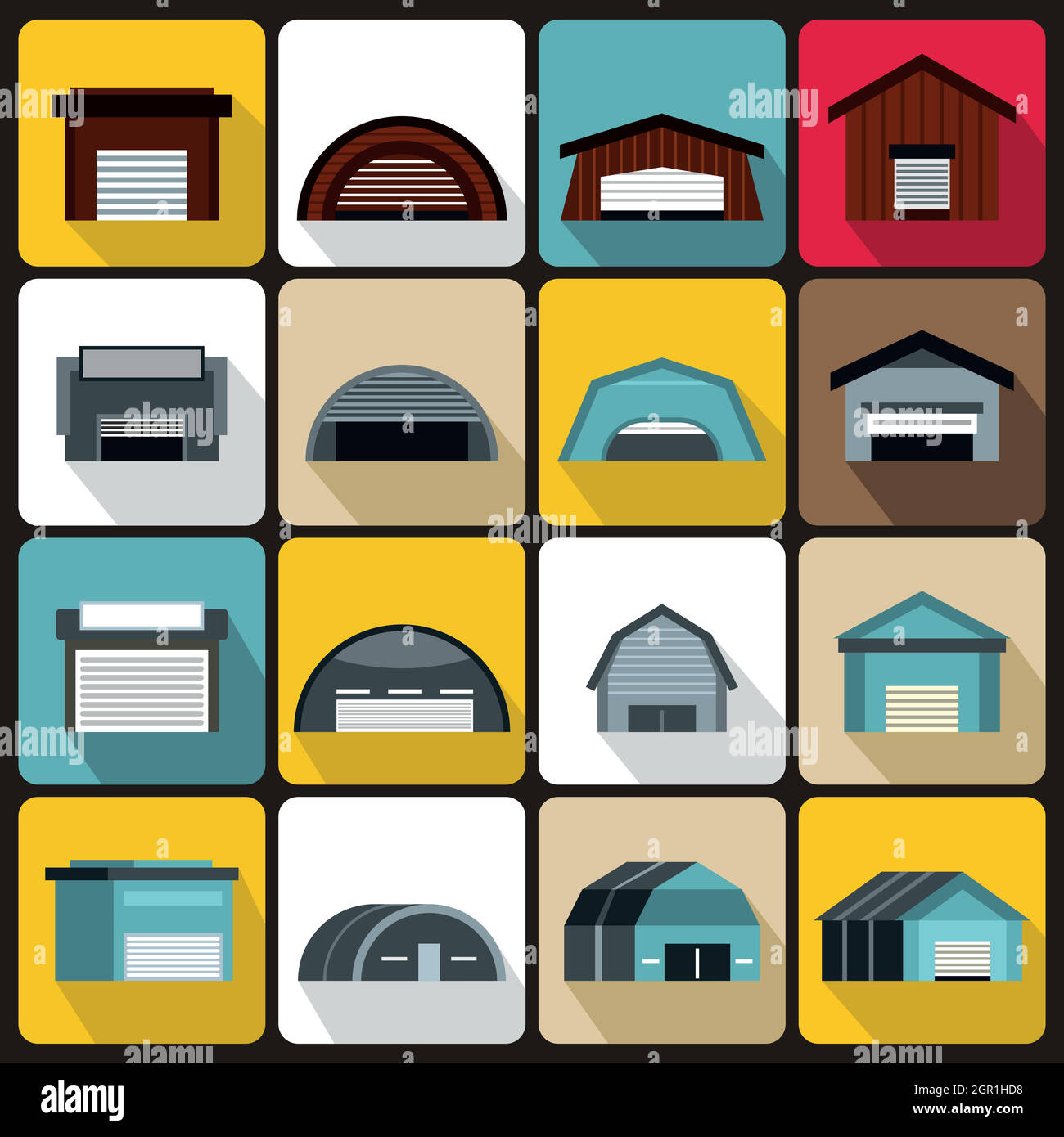 Hangar yard Stock Vector Images - Alamy