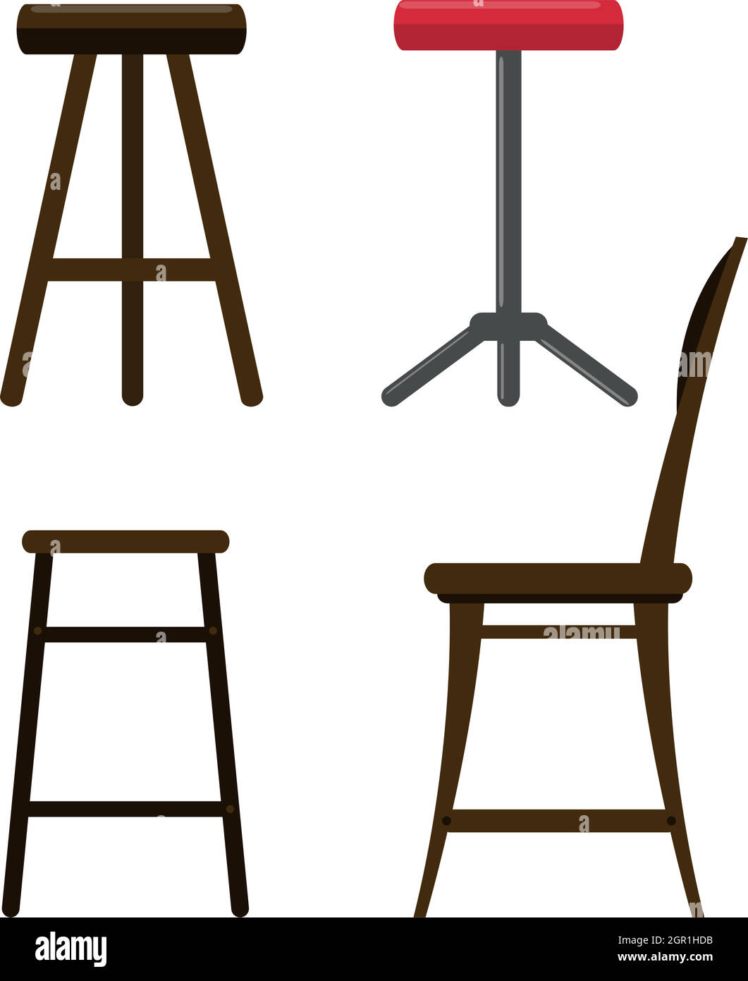 Iron stool Stock Vector Images - Alamy