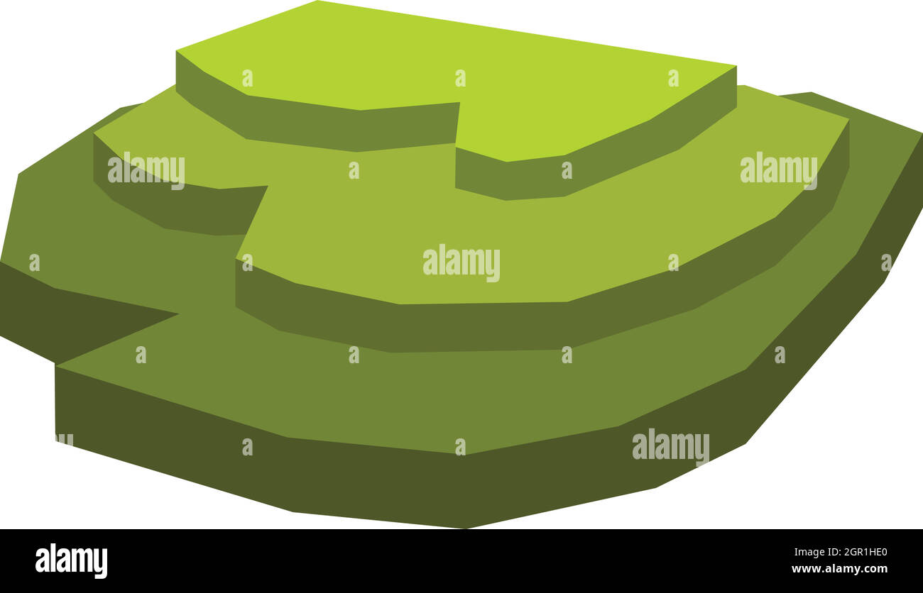 Rice field icon, flat style Stock Vector Image & Art - Alamy