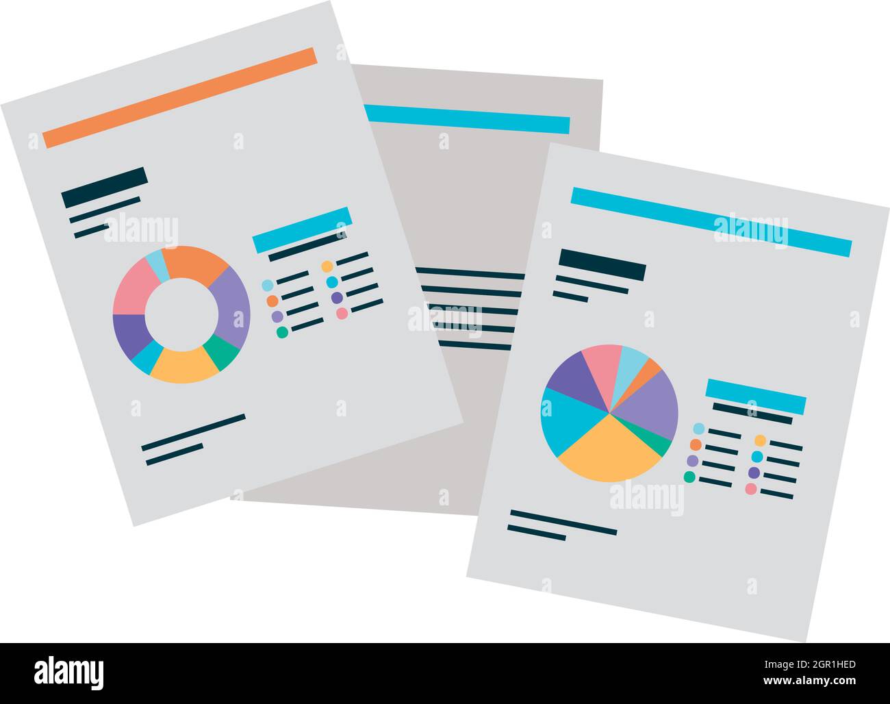three files illustration Stock Vector Image & Art - Alamy