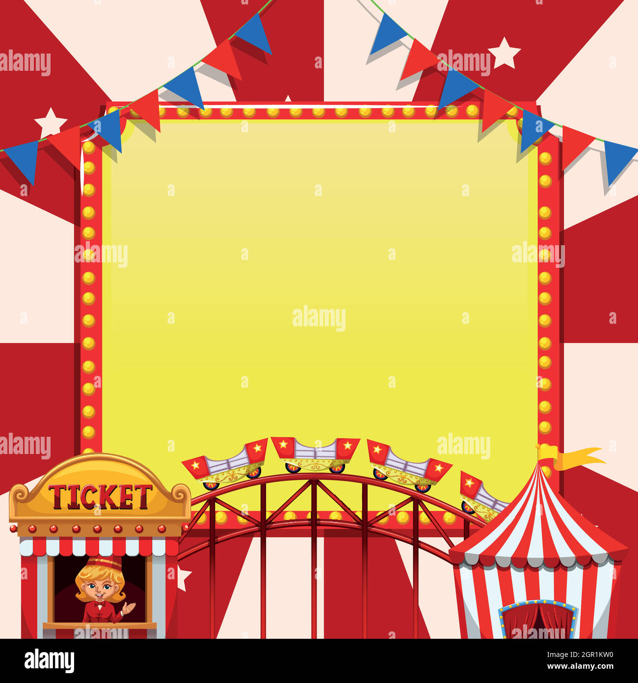 A circus note template Stock Vector Image & Art - Alamy