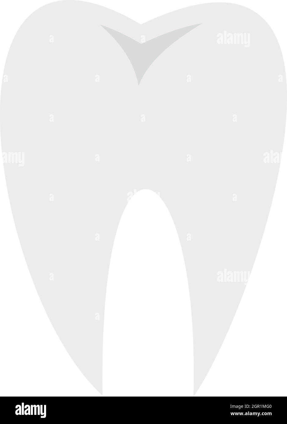 Tooth icon, flat style Stock Vector Image & Art - Alamy