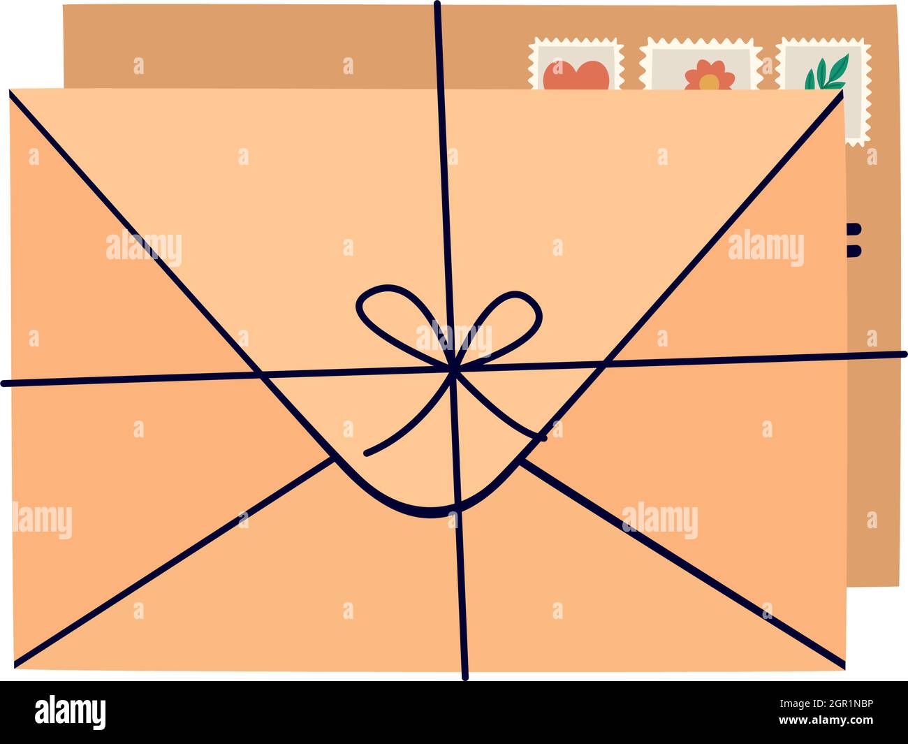 two envelopes design Stock Vector Image & Art - Alamy