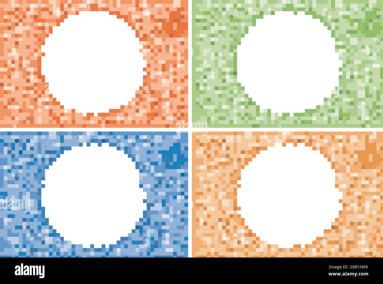 Drawing design round four Stock Vector Images - Alamy