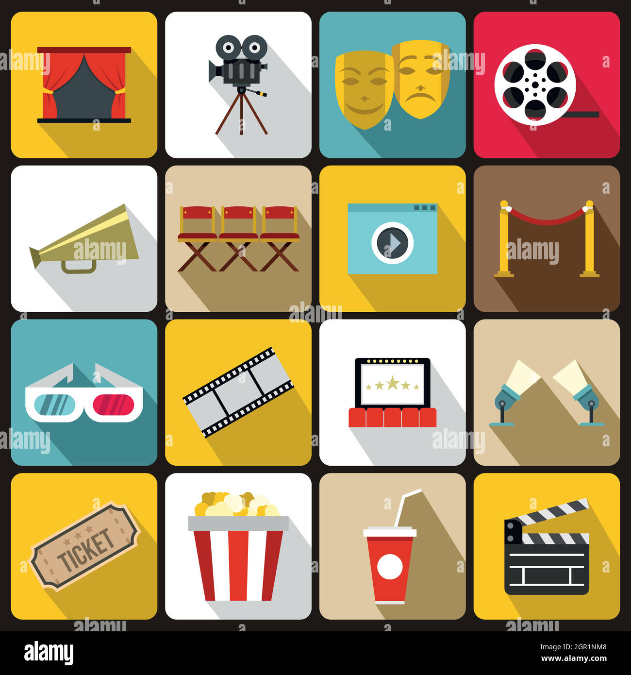 Retro hollywood style Stock Vector Images - Alamy