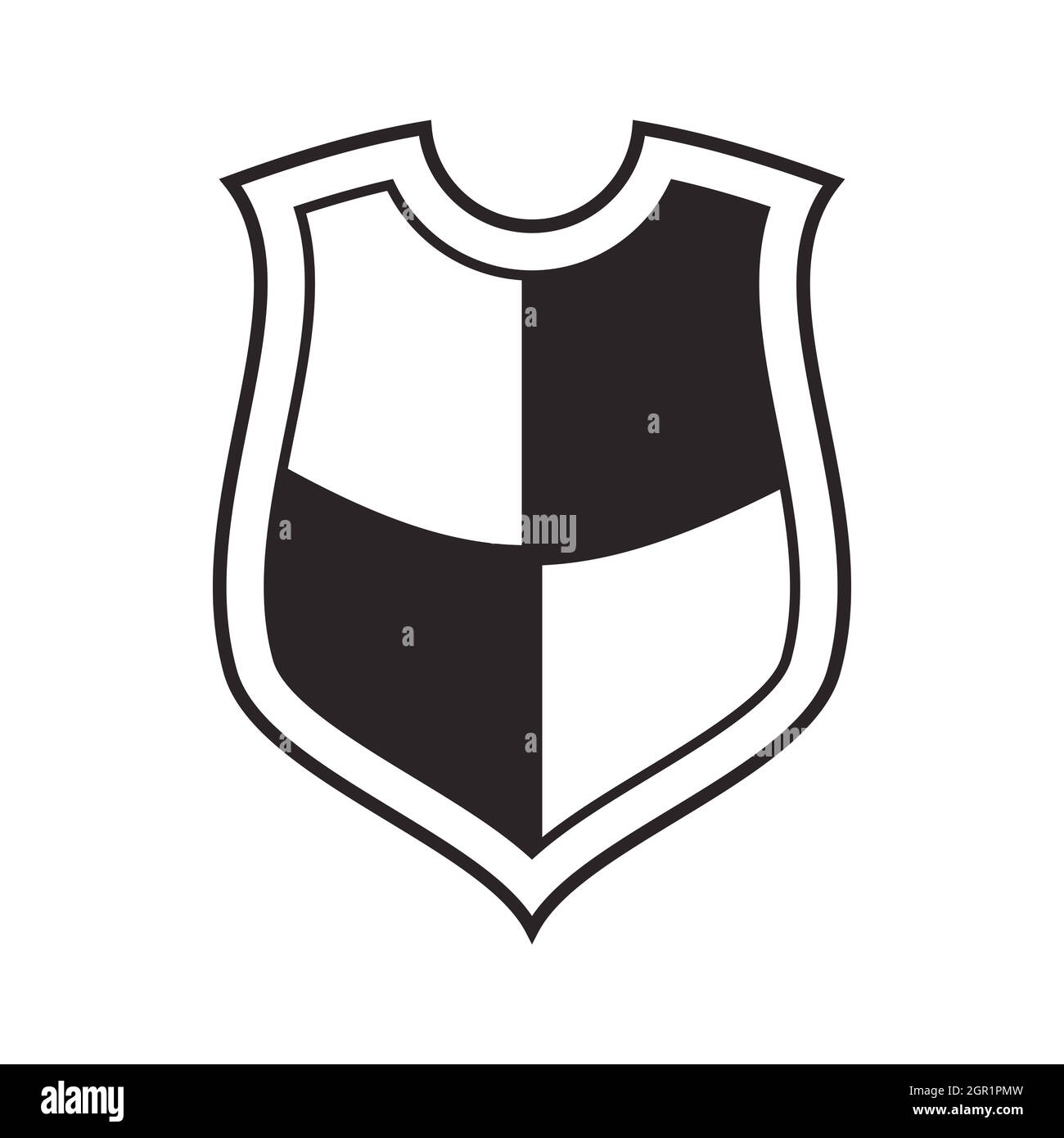 Shield for war icon, simple style Stock Vector Image & Art - Alamy