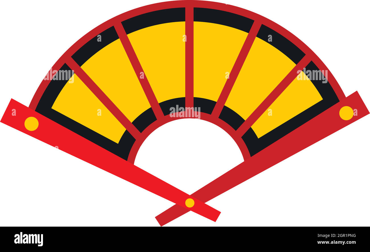 Fan icon, flat style Stock Vector Image & Art - Alamy