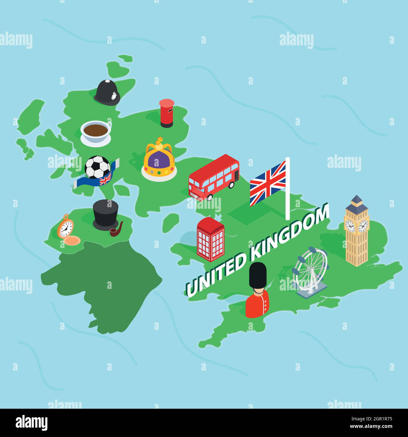 Shape It On A Map Of The United Kingdom