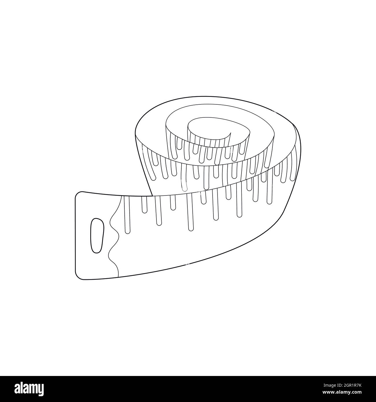 Measuring tape icon, outline style Stock Vector Image & Art - Alamy