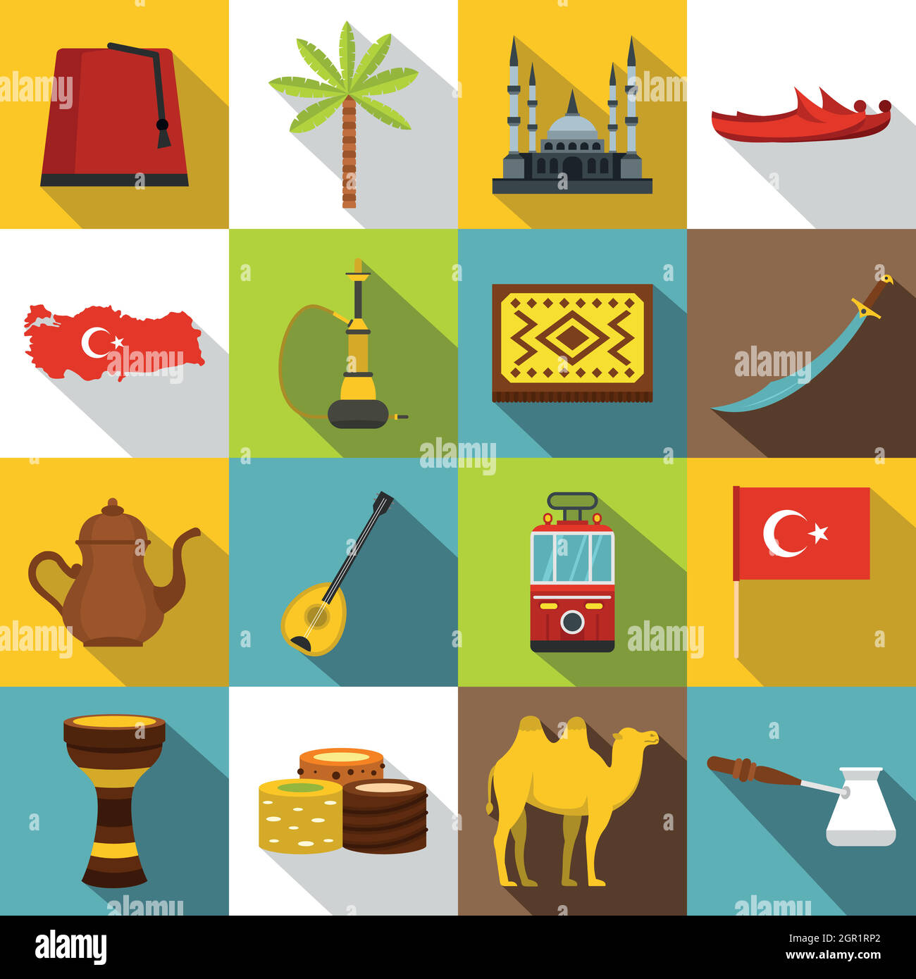 Traditional sweets turkey Stock Vector Images - Alamy