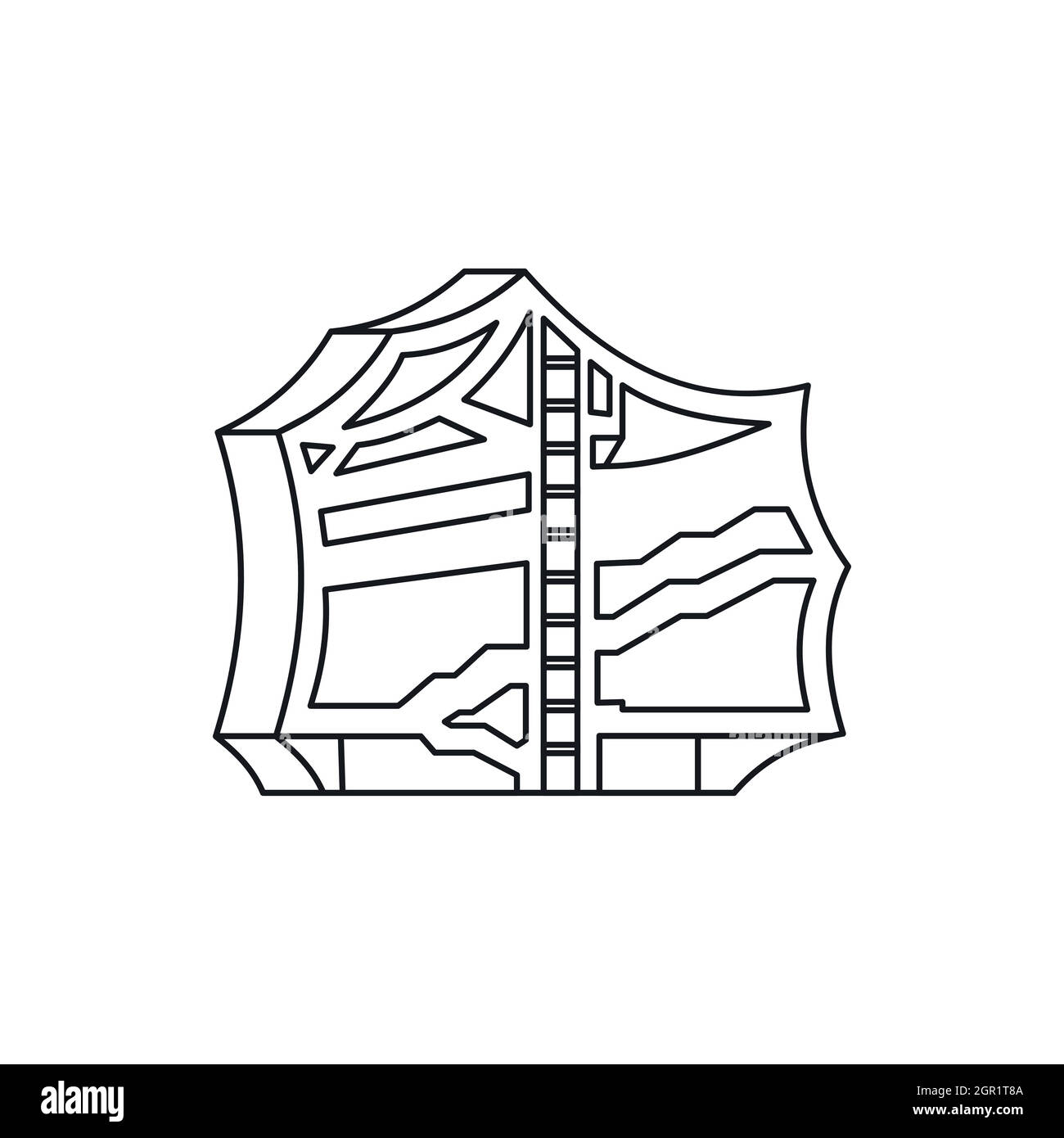 Pepper food icon isometric Cut Out Stock Images & Pictures - Alamy