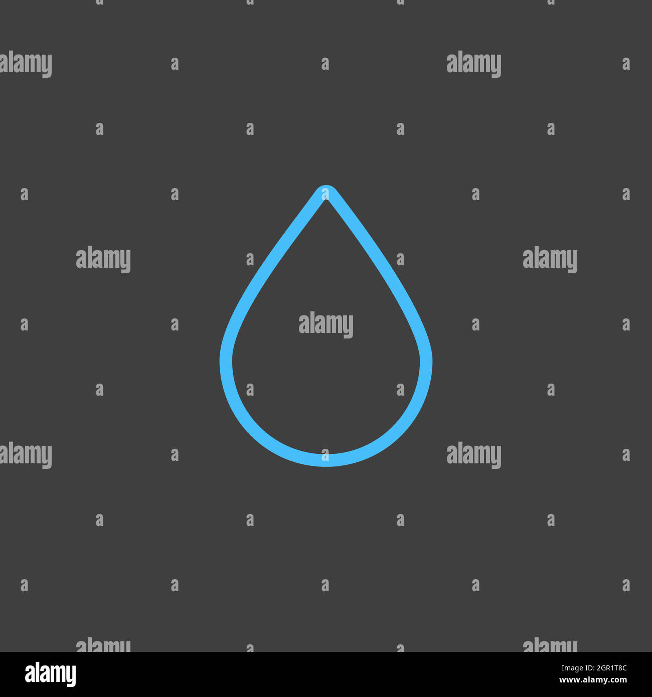 Dark blue liquid droplet Stock Vector Images - Alamy