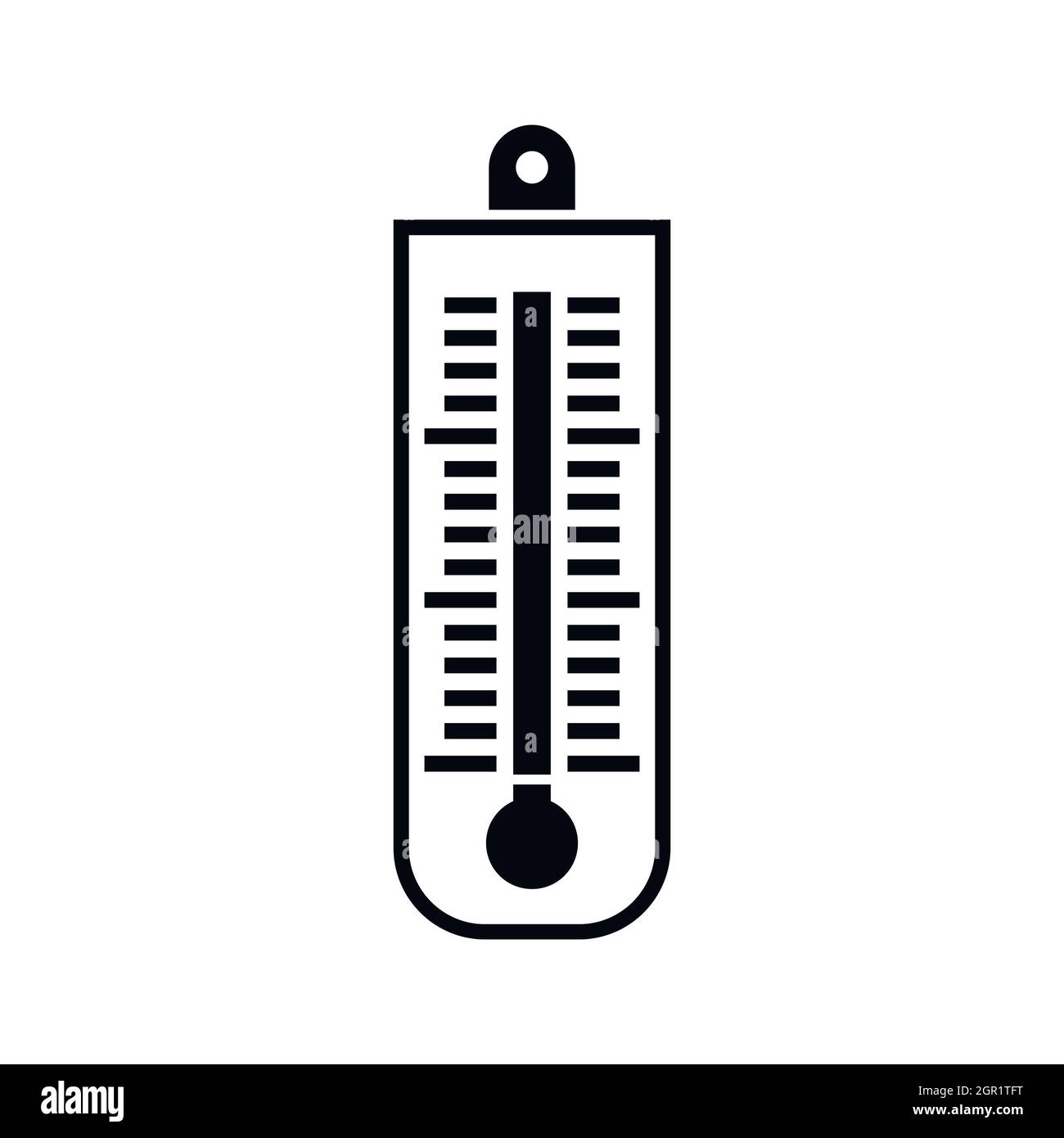 Thermometer icon, simple style Stock Vector Image & Art - Alamy