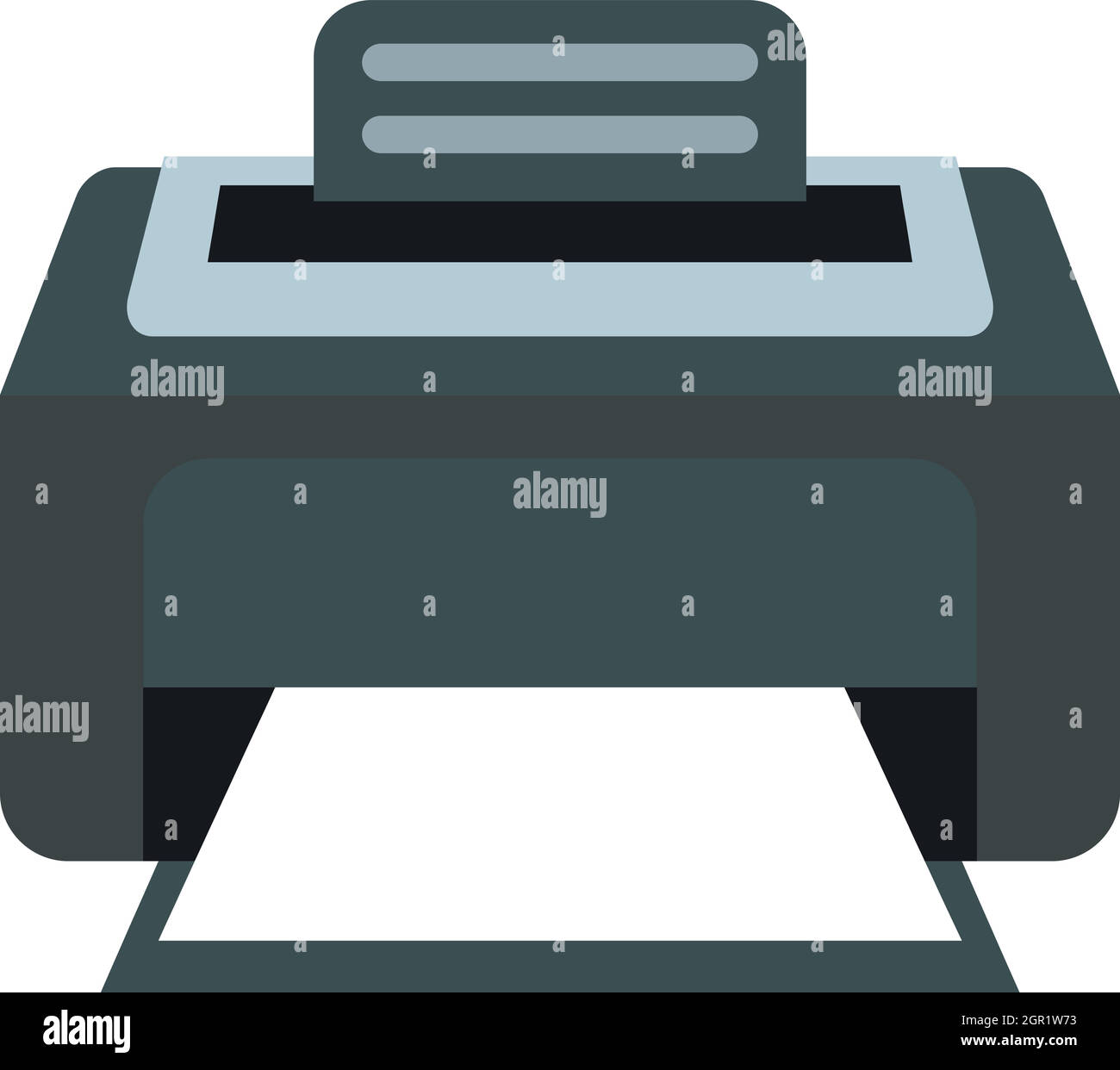 Printer icon, flat style Stock Vector Image & Art - Alamy