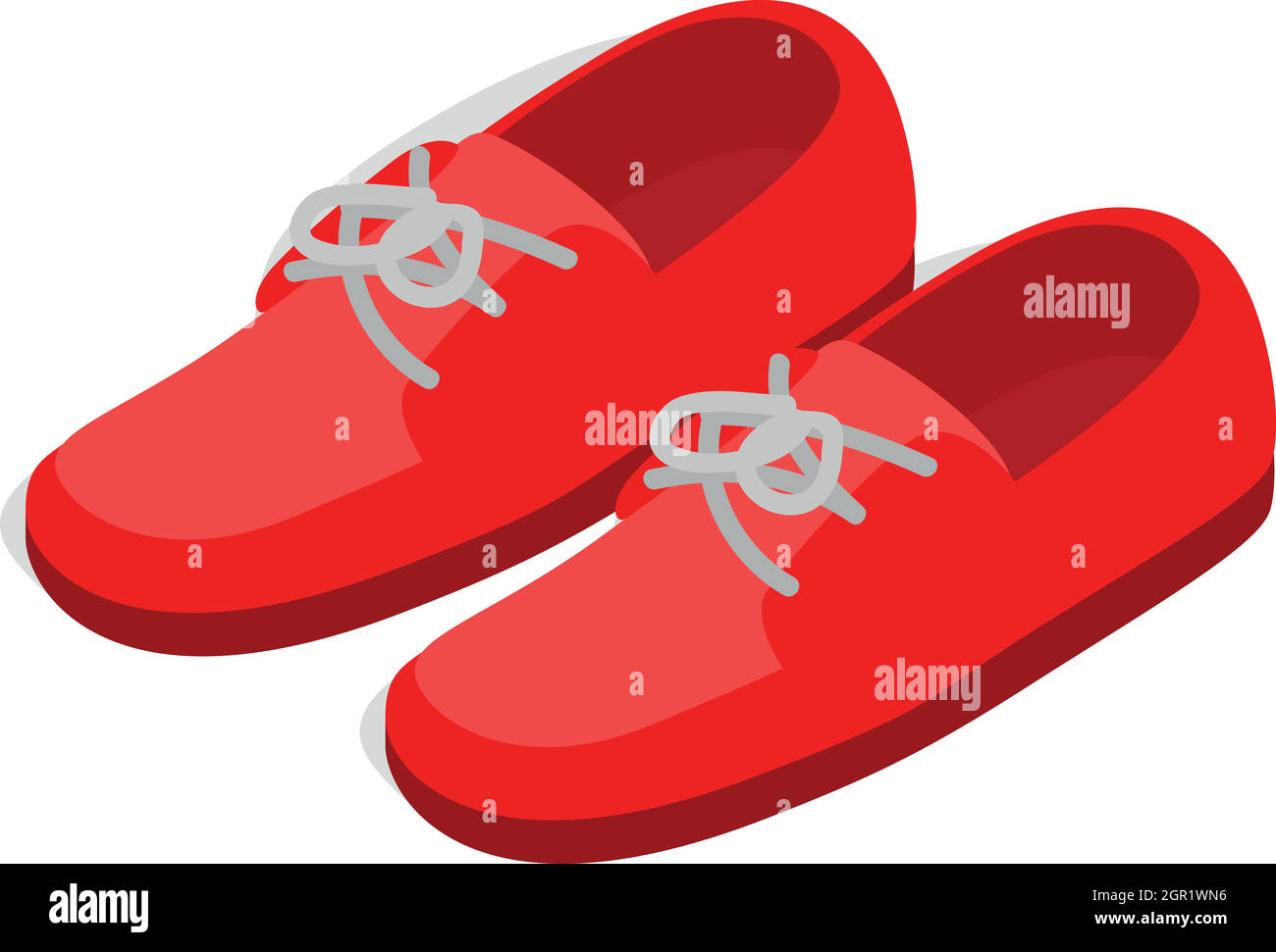Pair of red shoes icon, isometric 3d style Stock Vector Image & Art - Alamy