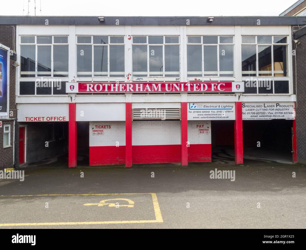Millmoor, Rotherham United's former ground Stock Photo - Alamy