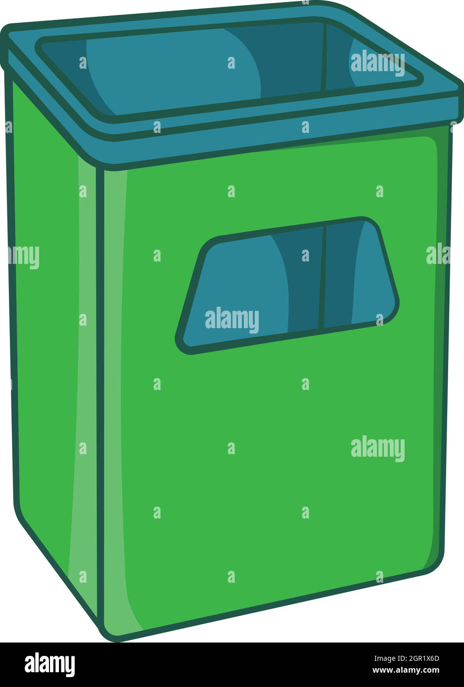 Cartoon dustbin hi-res stock photography and images - Alamy
