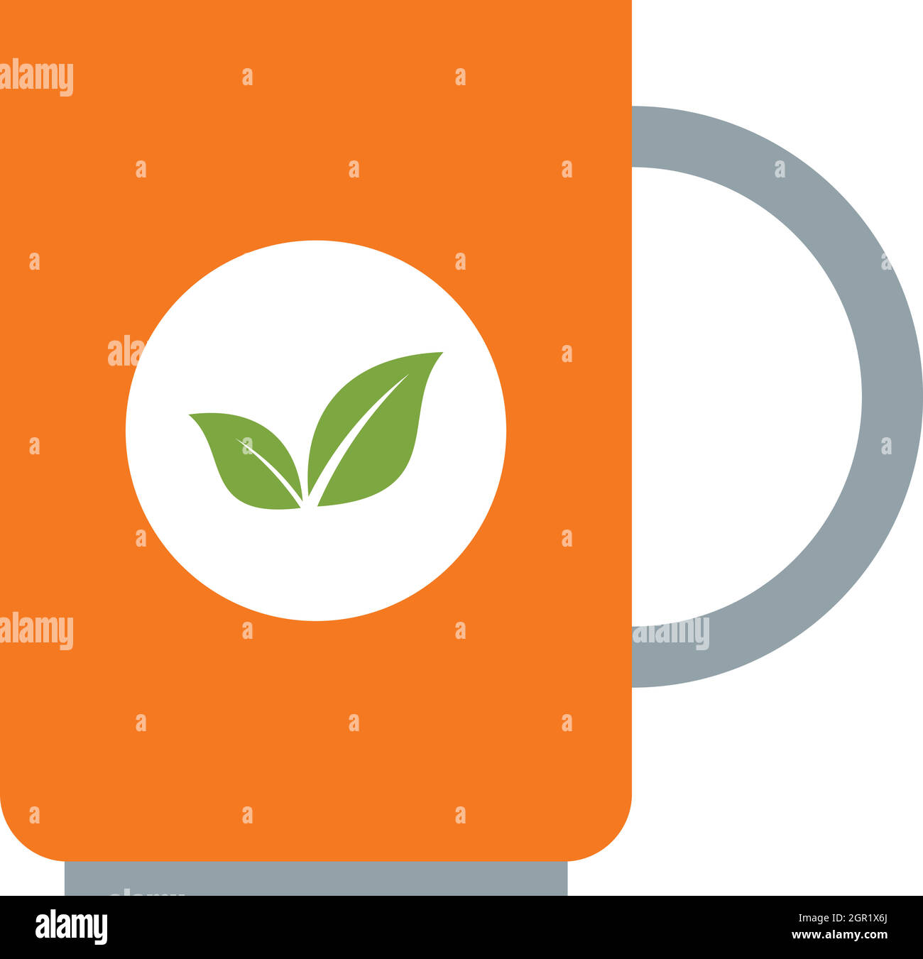 Flat healthy green tea Stock Vector Images - Alamy