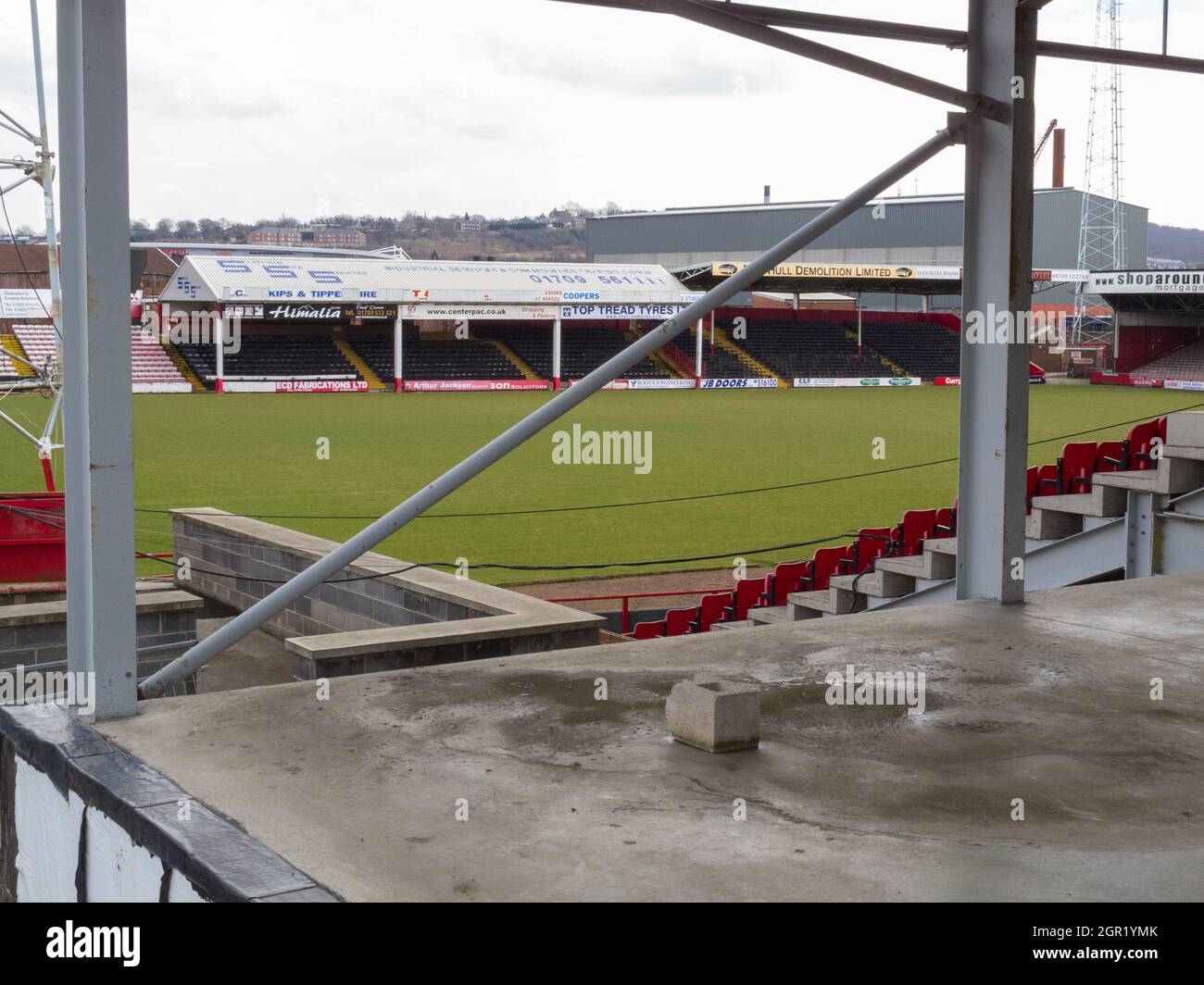 Millmoor, Rotherham United's former ground Stock Photo - Alamy