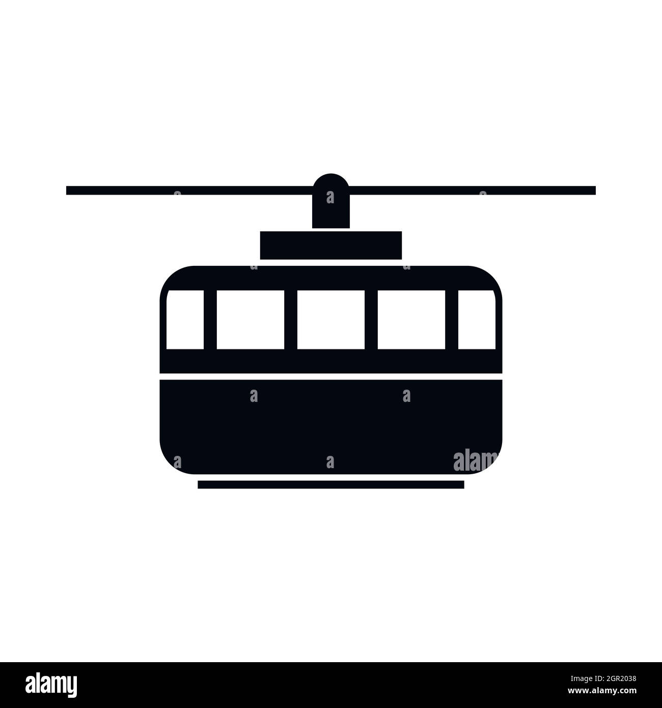 Vector funicular Cut Out Stock Images & Pictures - Alamy