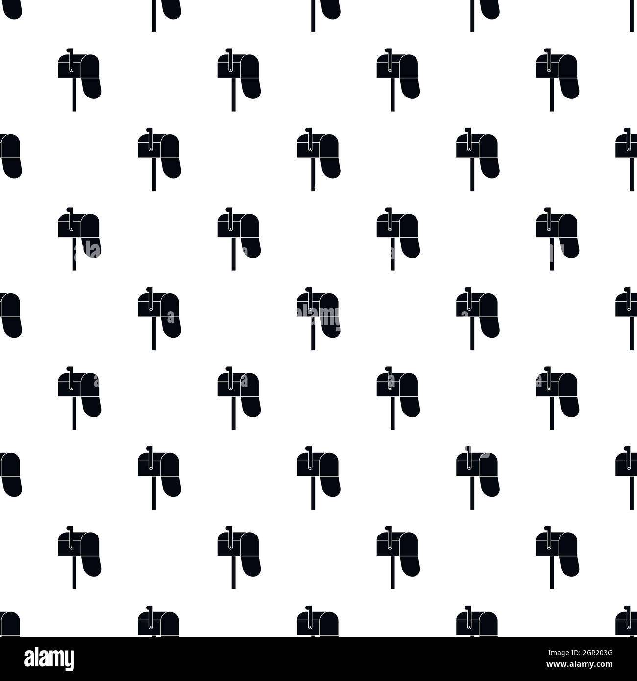 Inbox pattern, simple style Stock Vector Image & Art - Alamy