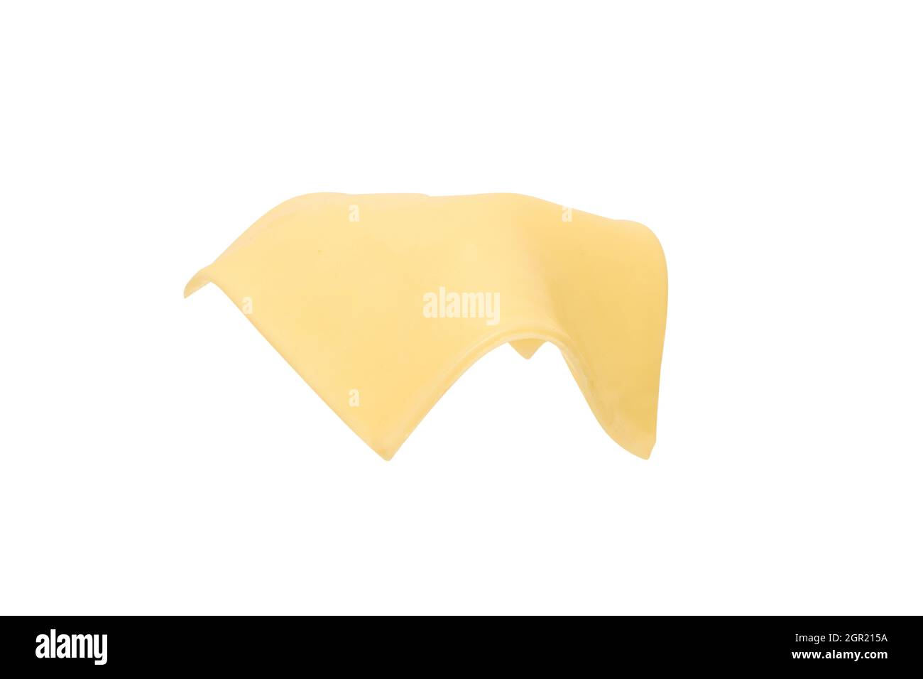 Slice of cheese isolated on white background Stock Photo - Alamy