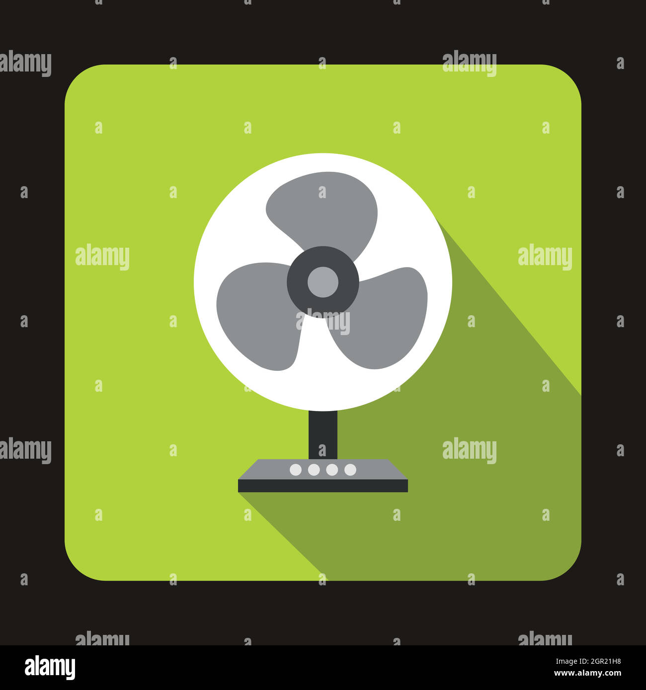 Fan icon, flat style Stock Vector Image & Art - Alamy