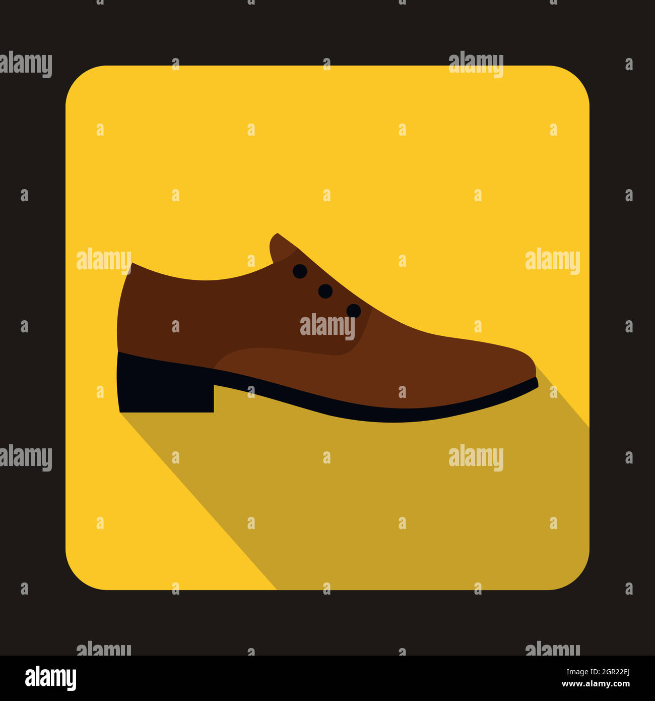 Male shoe icon flat hi-res stock photography and images - Alamy