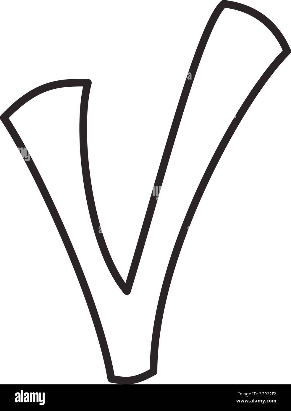 Done complete checkmark agree Cut Out Stock Images & Pictures - Alamy