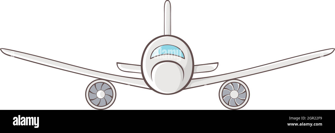 Cargo plane icon in cartoon style Stock Vector Image & Art - Alamy