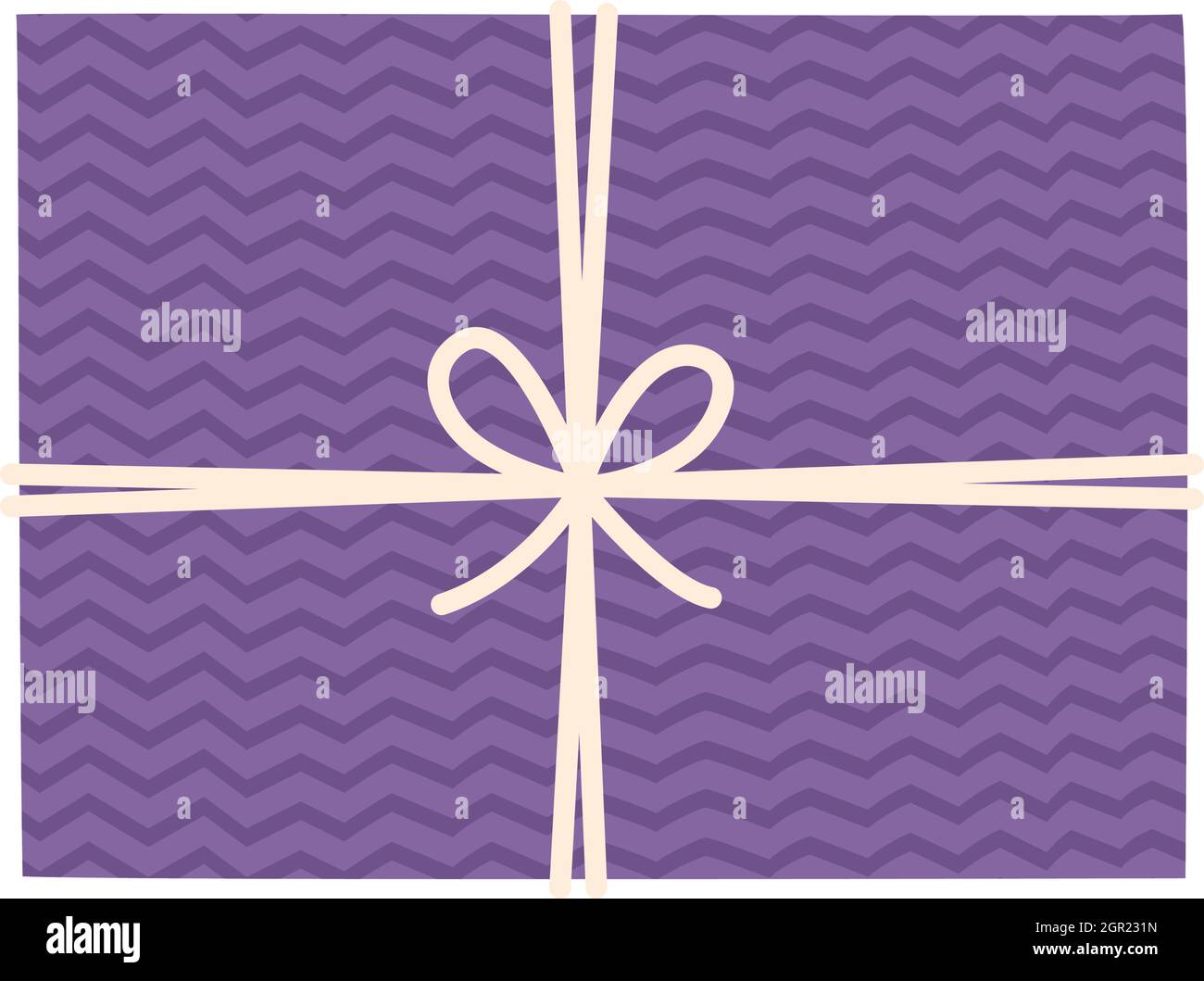 purple gift box illustration Stock Vector Image & Art - Alamy