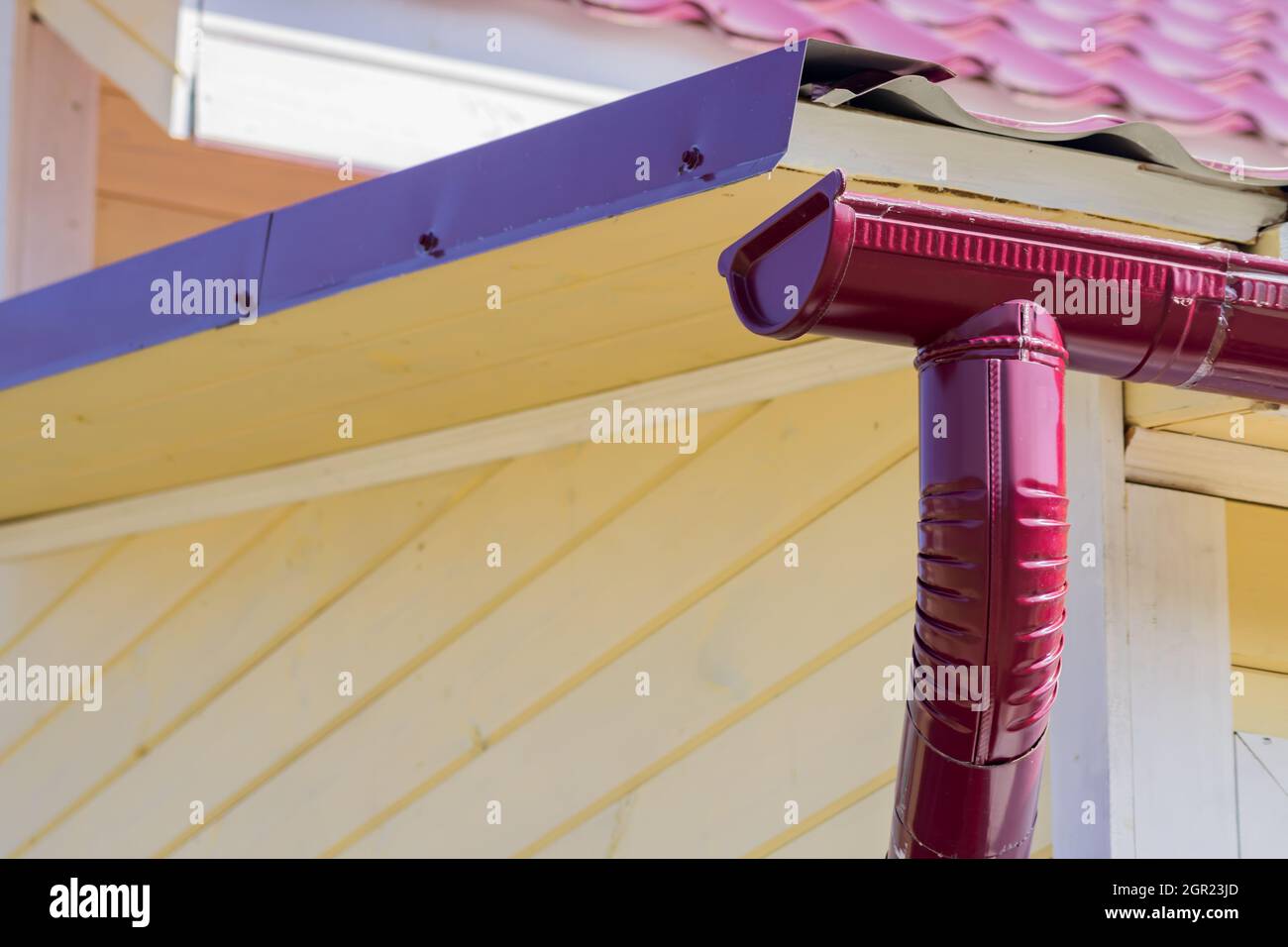 Pink water drainage pipe hi-res stock photography and images - Alamy