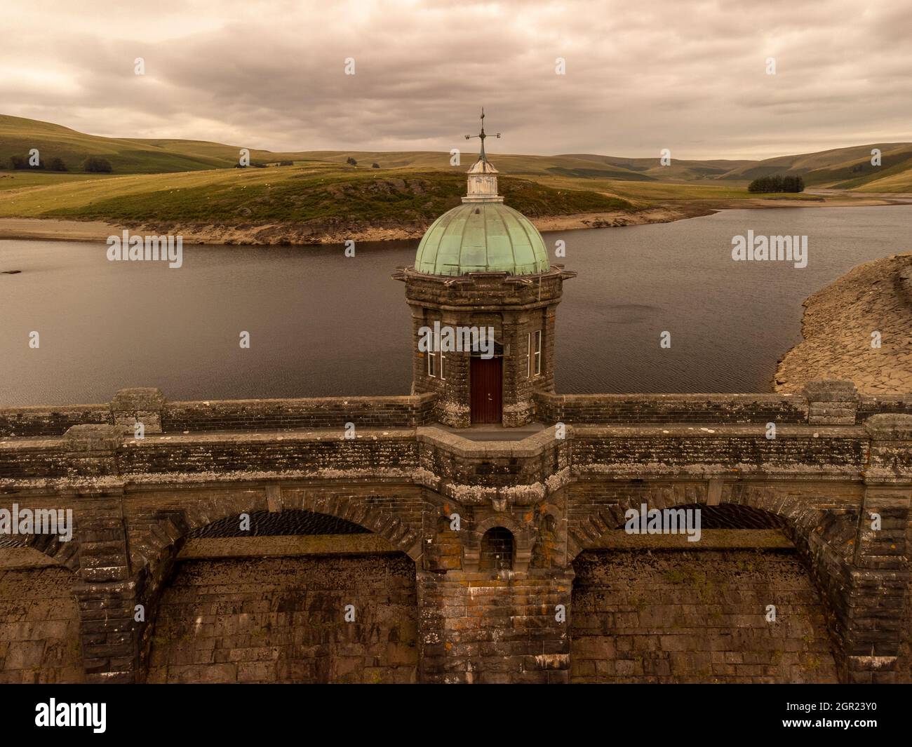 Craig Goch Dam, Elan Valley, Cambrian mountains, Powys, Mid Wales Stock ...